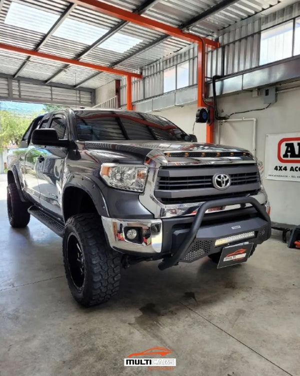 Front end protection with light mounting options for modern bumper ...