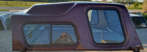 Used 6.5' Fiberglass Ranch High rise Truck Cap Topper for 99-06 Chevy ...