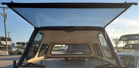 Used 6.5' Fiberglass Ranch High rise Truck Cap Topper for 99-06 Chevy ...