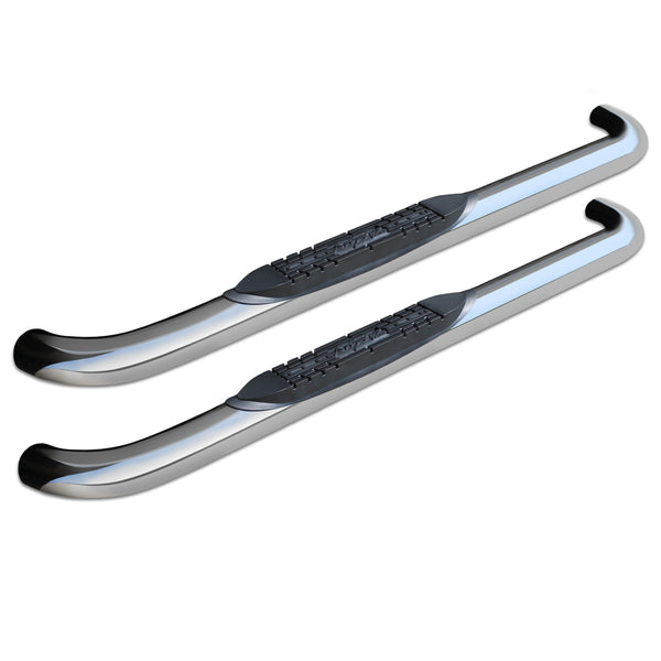 Raptor Series 3 in Round Nerf Bar Steps Polished Stainless Steel ...
